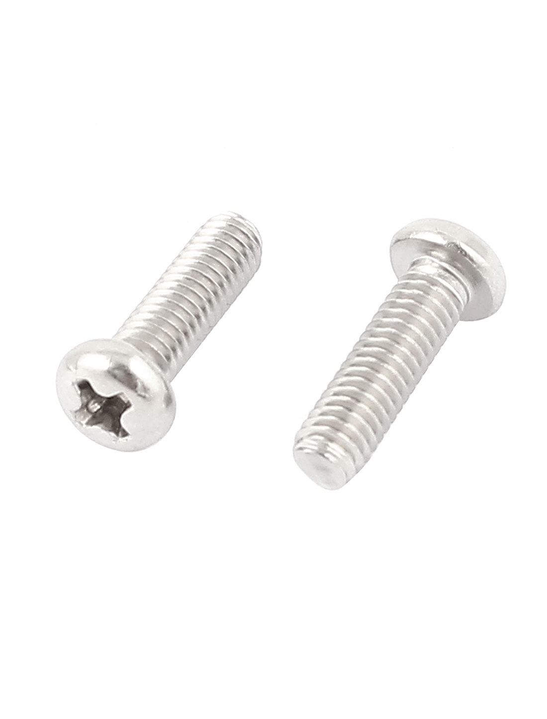 M4 x 14mm 304 Stainless Steel Crosshead Phillips Round Head Screws ...