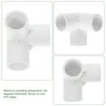 IDEANATEGRATE 10Pcs Long Service Life PVC Pipe Fitting for Homeowners 1 ...