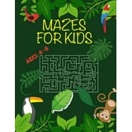 Fun and Challenging Mazes for Kids 8 - 12 : A Maze Activity Book for ...