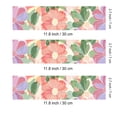 3 pcs Soft Floral Overlay Cake Strips Edible birthday cake strips, cake ...