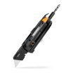 ToughBuilt Black Utility Knife, 6.5 in. Retractable Reloading, Blade ...