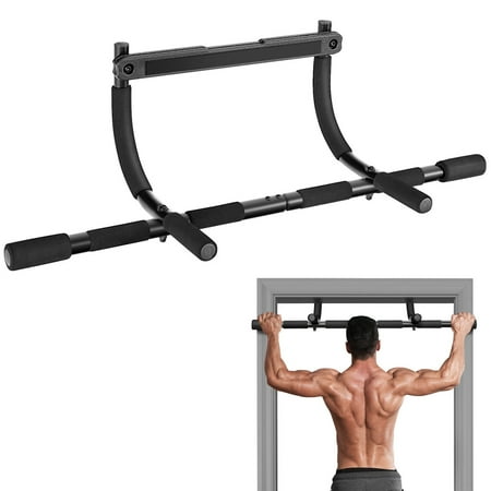 Gymax Multi-Grip Doorway Pull Up Bar W/ Foam Grips Total Upper Body ...