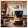 Compact Coffee Maker 5 Cup, Drip Coffee Machine with Timer, Auto Shut ...