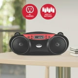 GPX Portable CD Player Boombox with AM/FM Radio, LED Display, BC232R ...