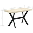 vidaXL Dining Table Living Room Dinner Kitchen Table Multi Materials ...
