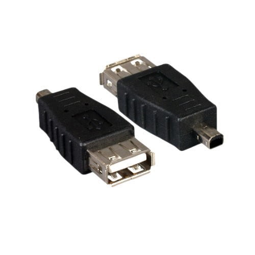 Kentek USB 2.0 Type A Female to Mini B 4 Pin Male F/M Converter Port ...