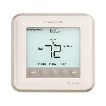 Honeywell T6 Pro Programmable Thermostat, 2 Heat/1 Cool, Electric ...