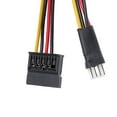 Hard Disk Power Cable 4-Pin Male to 15Pin Female Adapter Conversion ...