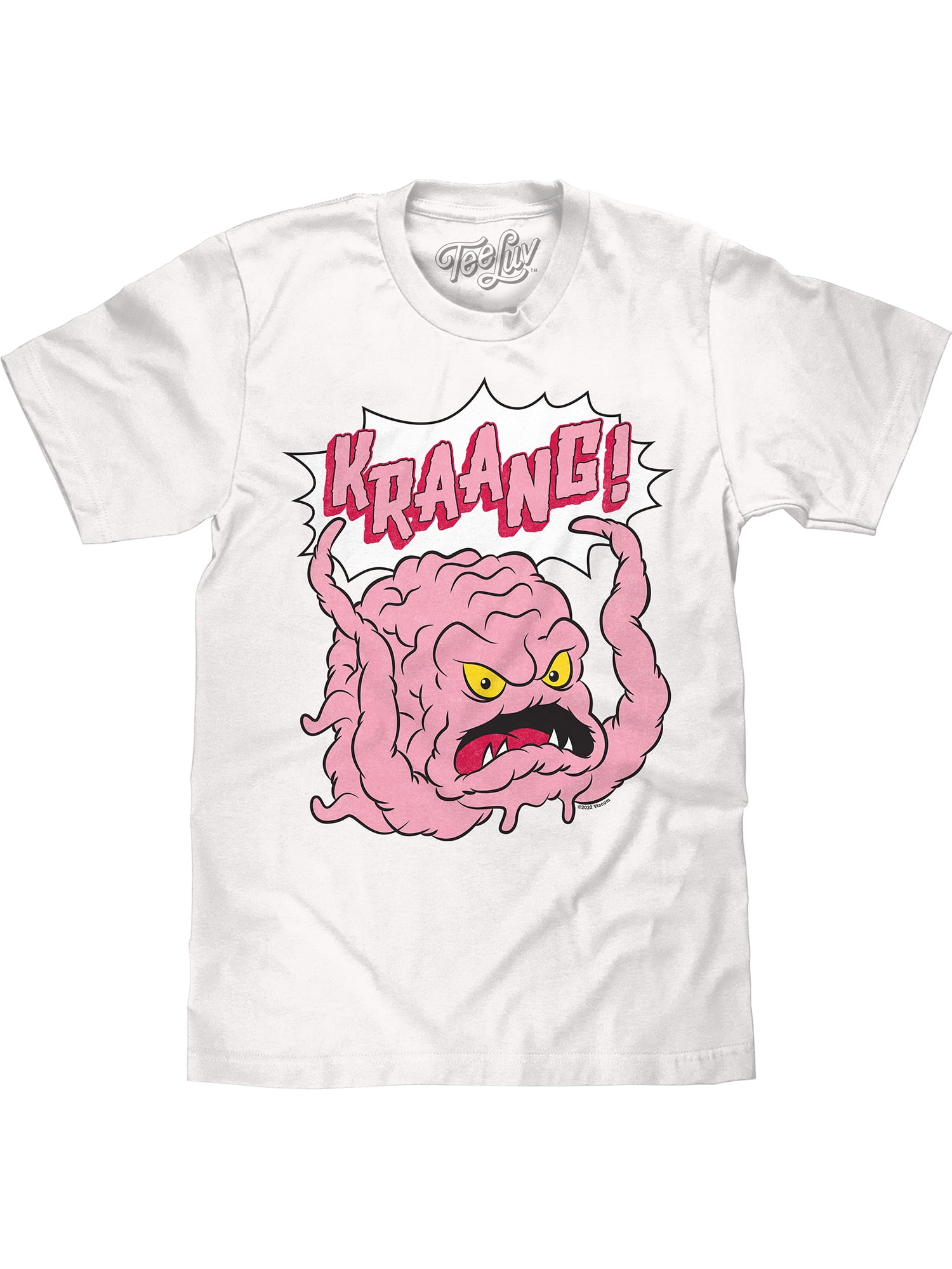 Tee Luv Men's Teenage Mutant Ninja Turtles Kraang Cartoon Shirt (M ...