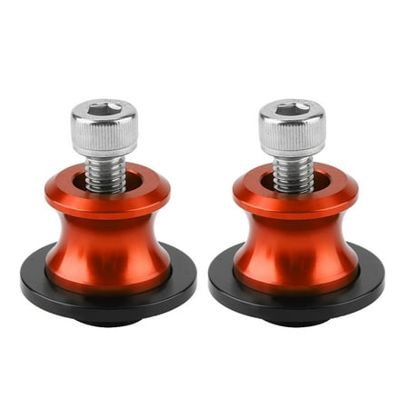 CNC Swing Arm Spool, 2pcs 8mm Motorcycle Swing Swingarm Bobbins Stand ...