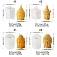 ANXPTIME Abstract Buddhas Face Shaped Silicone Mold for Candle and ...