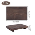 Candlenut Wood Holder for Planter Pots Serving Tray Rectangle Coconut ...