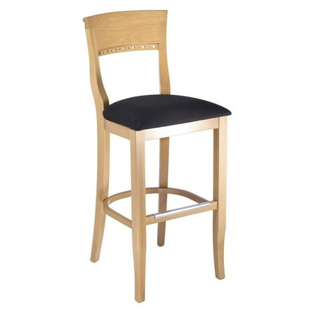 Beechwood Mountain Beidermier 30" Bar Stool in Natural and Black ...