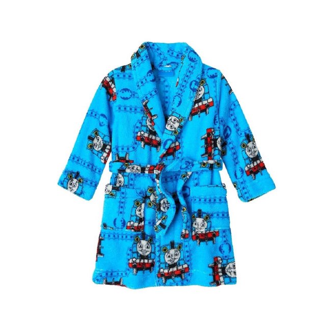 Thomas & Friends Boys Fleece Robe, Sizes 2T-5T, Blue, Size: 3T ...