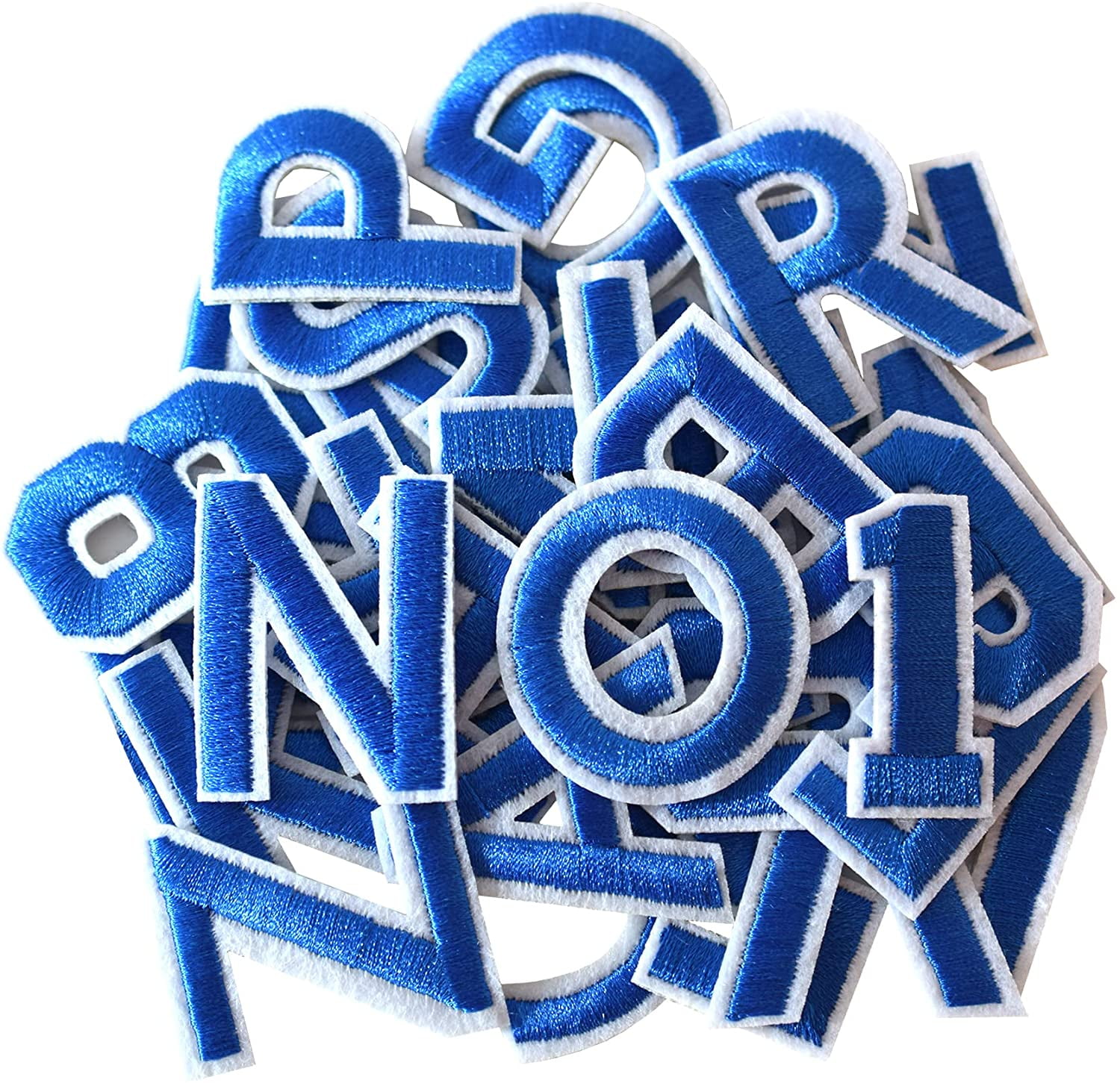 72 parches termoadhesivos con letras y números, parches de letras del ...