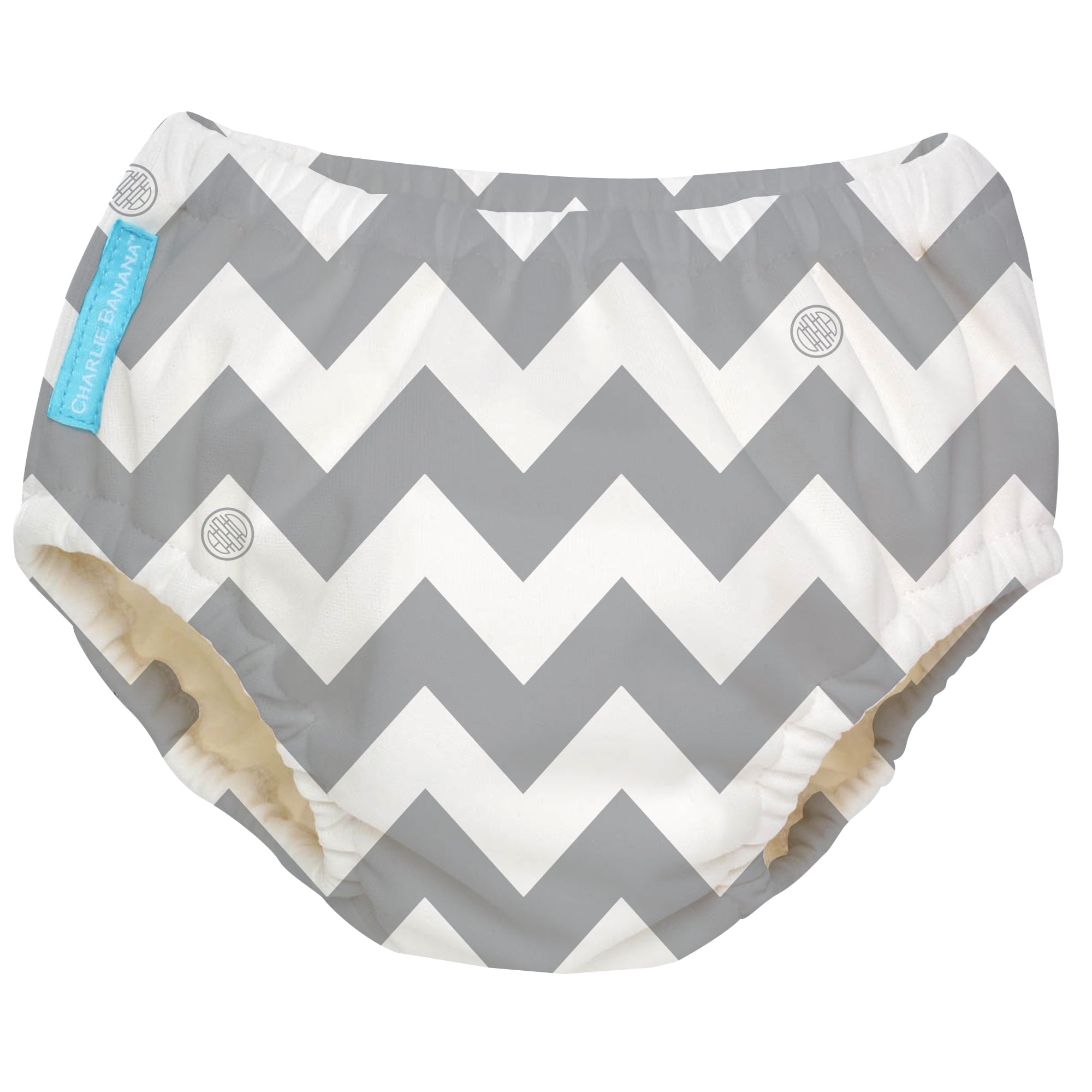 Reusable Swim Diaper Grey Chevron Medium - Walmart.com