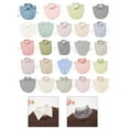 Collar Enhancers Detachable Half Shirt Blouse Collar Insert Striped ...