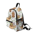 Capybara Cucumber Pattern Mini Backpack Cute Small Backpack with Chest ...