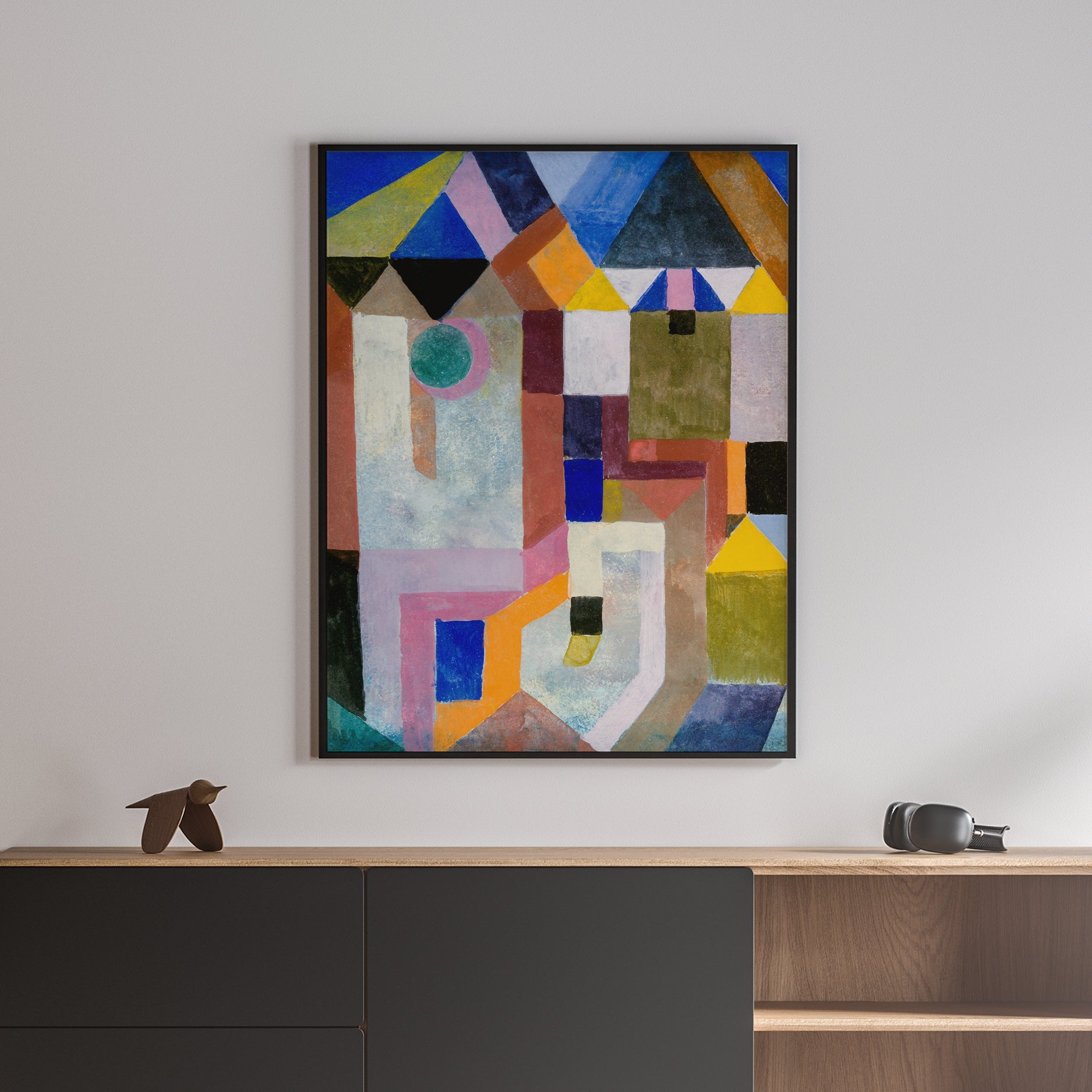 Colorful Architecture - 1917 | Paul Klee | Premium Fine Art Print ...