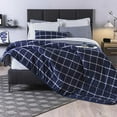 Plaid Blue Comforter Set - Walmart.com