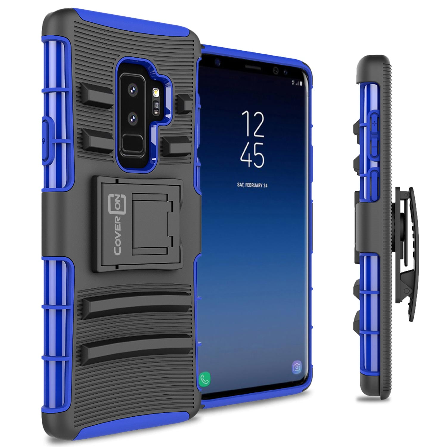 CoverON Samsung Galaxy S9 Plus Case, Explorer Series Protective Holster ...