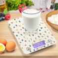 High Precision Digital Kitchen Scale Tempered Glass Food Scale ...