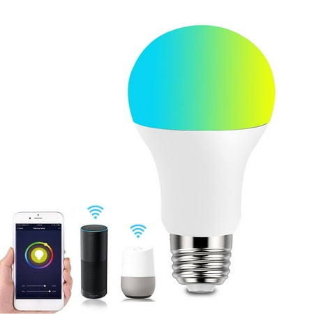 Smart Wifi Bulb 9W RGBCW Smart Home Energy Saving LED Bulb Remote ...