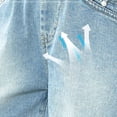 BFHHYA Little & Big Girls Denim Shorts Trendy Elastic Waist Jeans ...