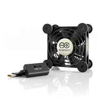 AC Infinity Quiet 120mm AC-Powered Fan, Speed Control, Receiver DVR ...