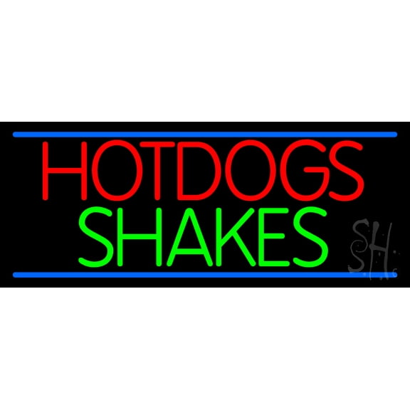 Lets Do Lunch LED Neon Sign 24 x 31 - inches, Black Square Cut Acrylic ...