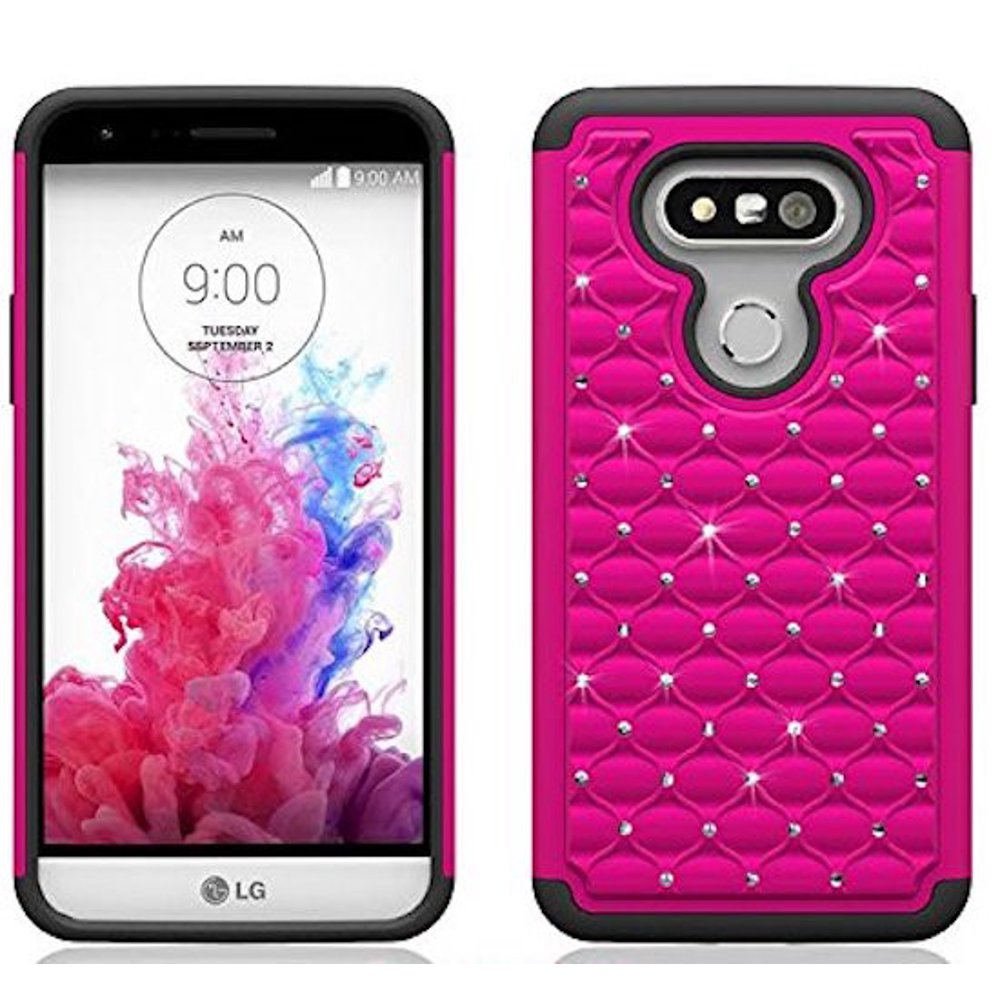 LG G5 Case, Slim Hybrid Dual Layer[Shock Resistant] Case Cover for LG G ...