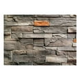 Tiptophomedecor Peel and Stick Wallpaper Wall Mural - Big Grey Slate ...