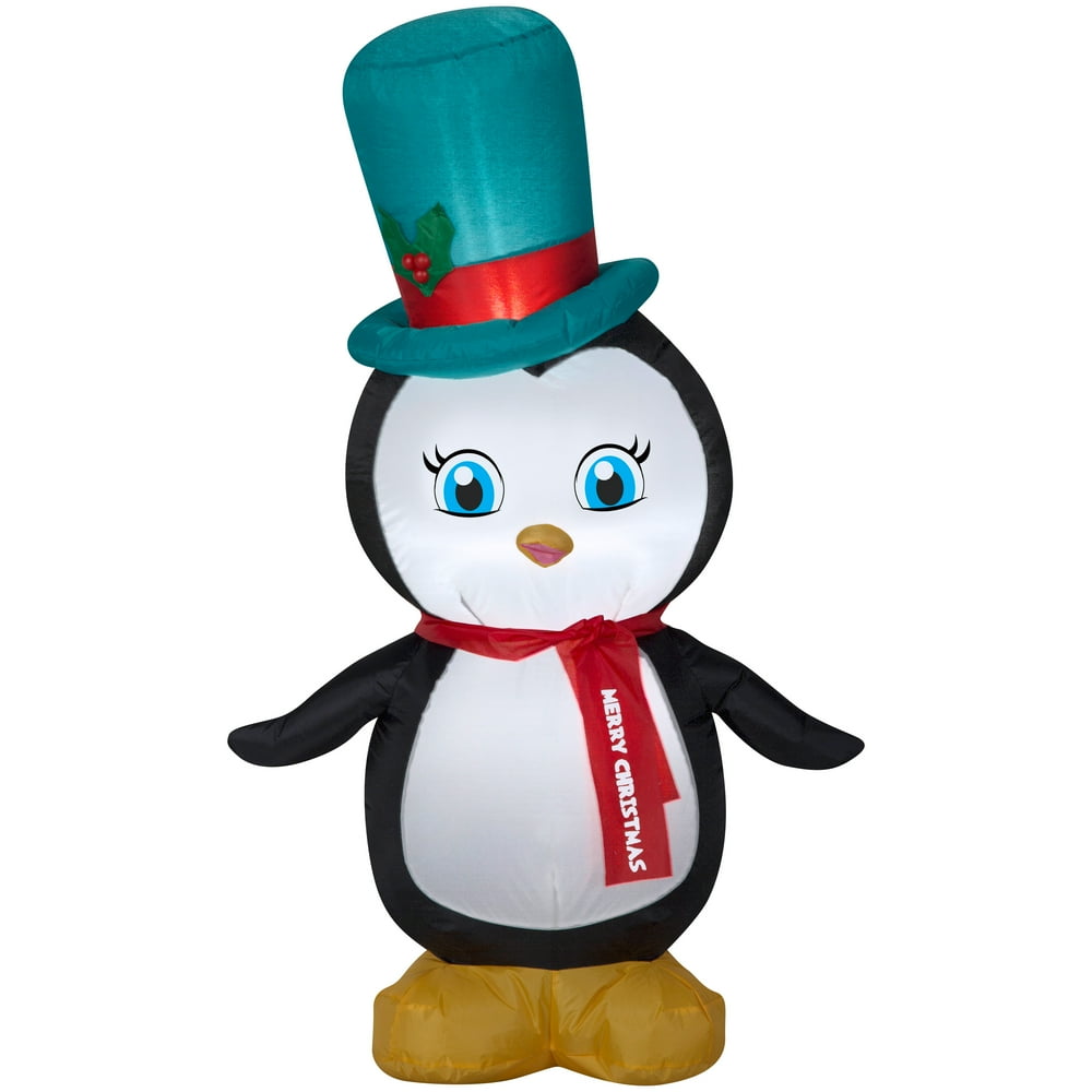 Airblown Inflatable-Penguin 4ft by Gemmy Industries - Walmart.com ...