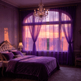 AUQ 2026 New Pink Sheer Curtains Romantic Window Covering Blackout ...