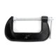 Hyper Tough 4-inch C-Clamp with Steel Threaded Screw and Swivel Jaw Pad ...