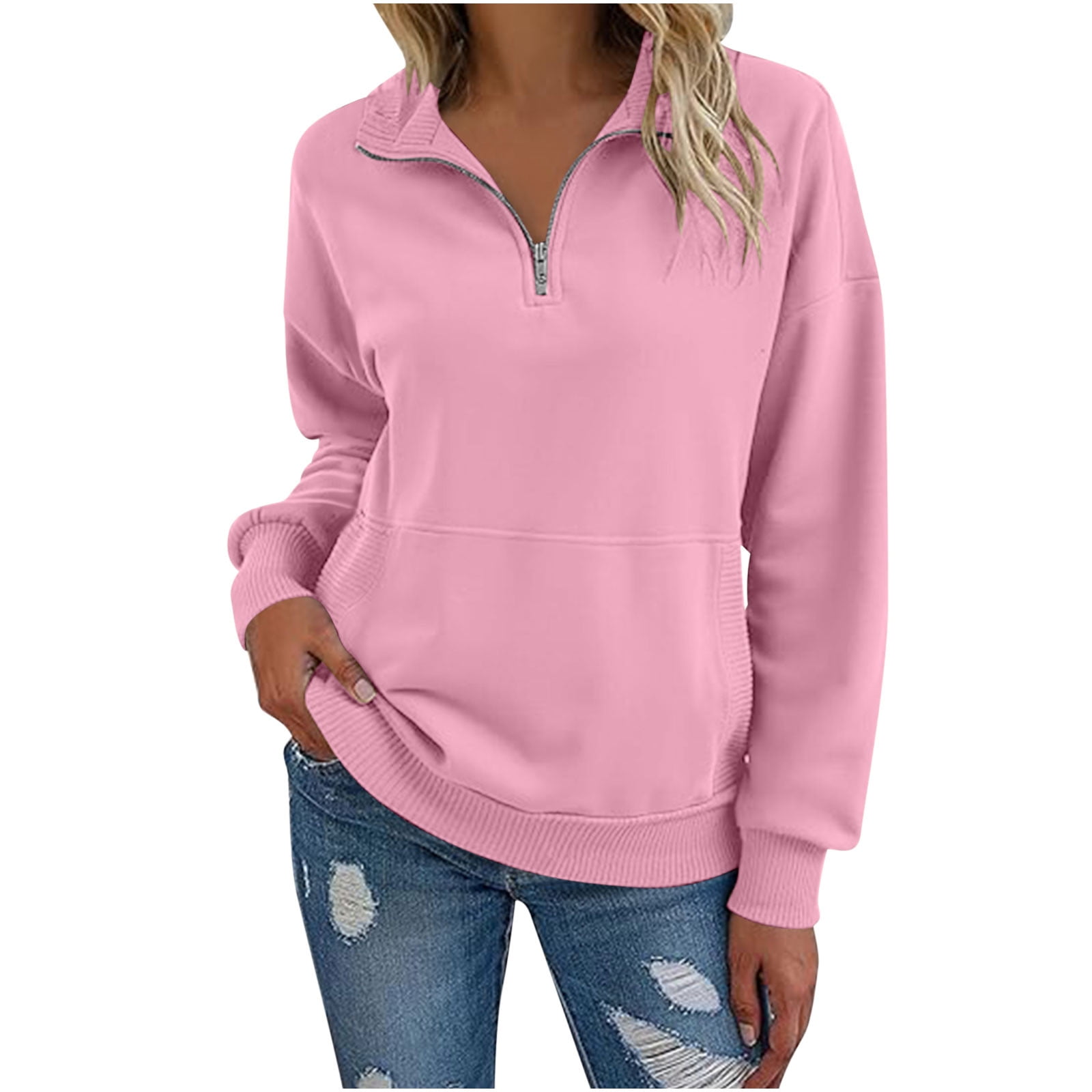 Click here for Yanlir Womens Solid Color Half Zip Pullover Sweats... prices