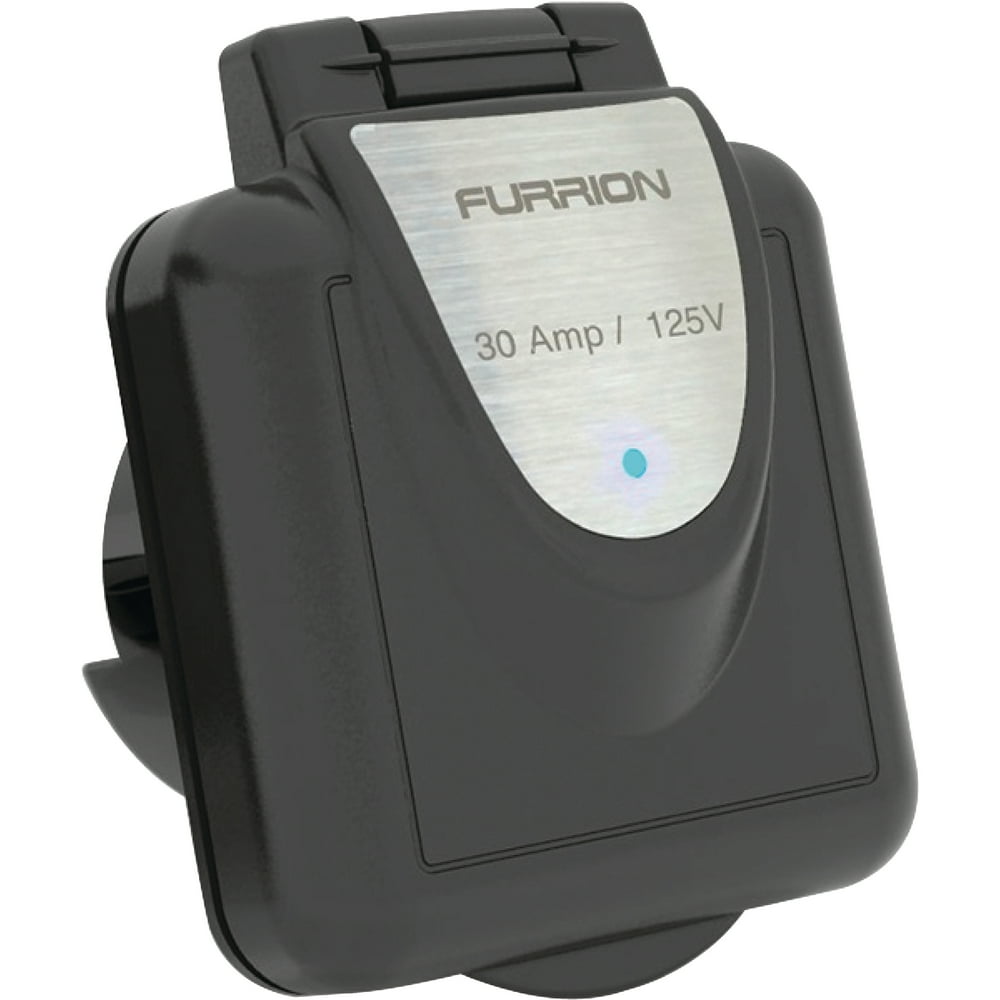 Furrion 30A Square RV Power Inlet with Powersmart Technology - Walmart ...