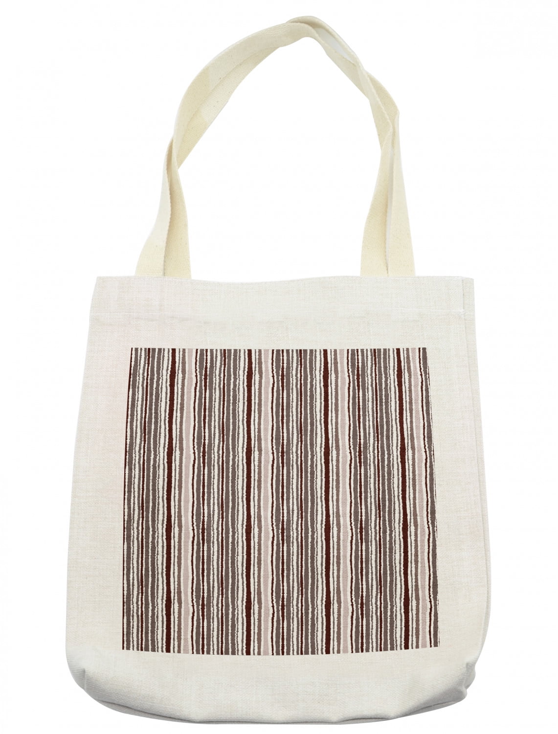 Geometric Tote Bag, Vertical Lines Torn Paper Shred Edge Striped ...