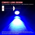4pcs Blue LED Projector Lights Universal Fit Front Grille Rock Light ...