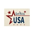 4th of July Star Flag Dining Placemat - Patriotic Washable Kitchen ...