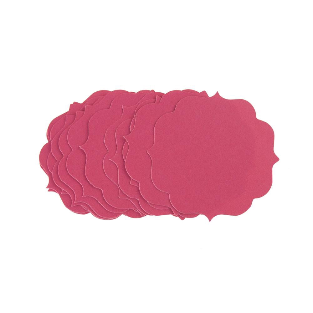 Quatrefoil Favor Label Tags, 1-3/4-Inch, 12-Count, Pink - Walmart.com