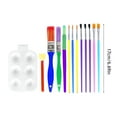 CCOCC 2026 New Kids Paint Brush Small Size 13Pcs/Set Craft Kids ...