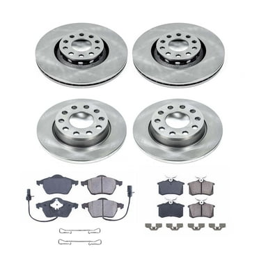 Ultimate Brakes Front and Rear Semi-Metallic Brake Pad and Rotor Kit ...