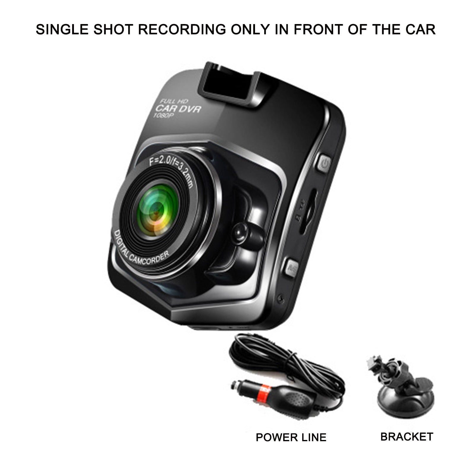 XMMSWDLA Dashcam 2.4 Inch Car Camera HD 1080P Portable Mini DVR ...