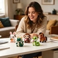 3D Beaded Animal Kit Chinese Zodiac Series Complete 12 Sign Miniature ...