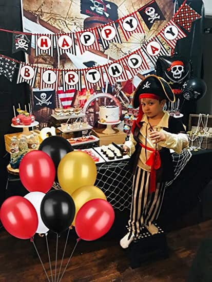 Buy MMTX Pirate Theme Birthday Party Decoration with Pirate Tattoo ...