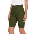 Binmer Women's High Waist Stretchy Shorts,Solid Color Shorts for Yoga ...