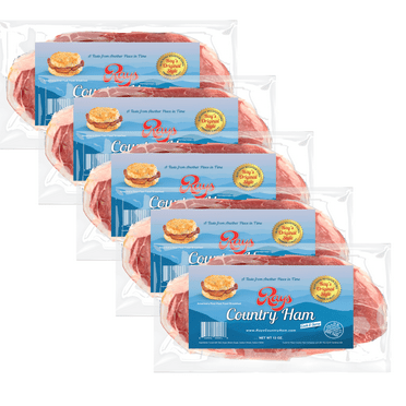 Rays Country Ham Steaks, 4 Thick-Cut 8oz Boneless Packs, 2lb Steak ...