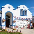 4th of July Garage Door Cover 7 x 8 ft Patriotic Flower Star Vintage ...