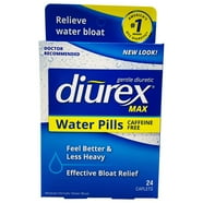 Diurex XPL Water Pills, Diuretic Reducer, Caffeine, Relieve Bloating ...